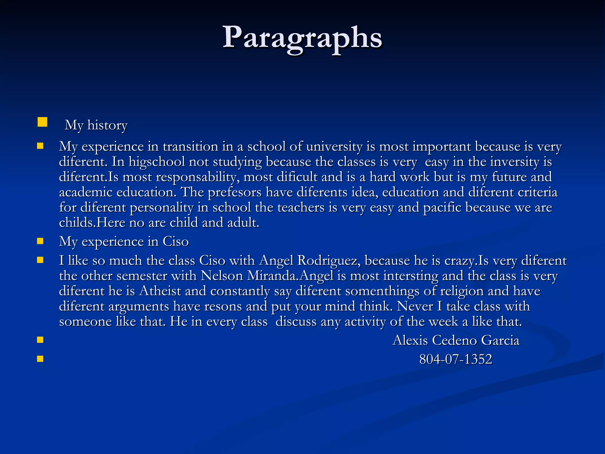 Paragraphs | PPT
