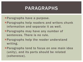 Paragraphs | PPTX