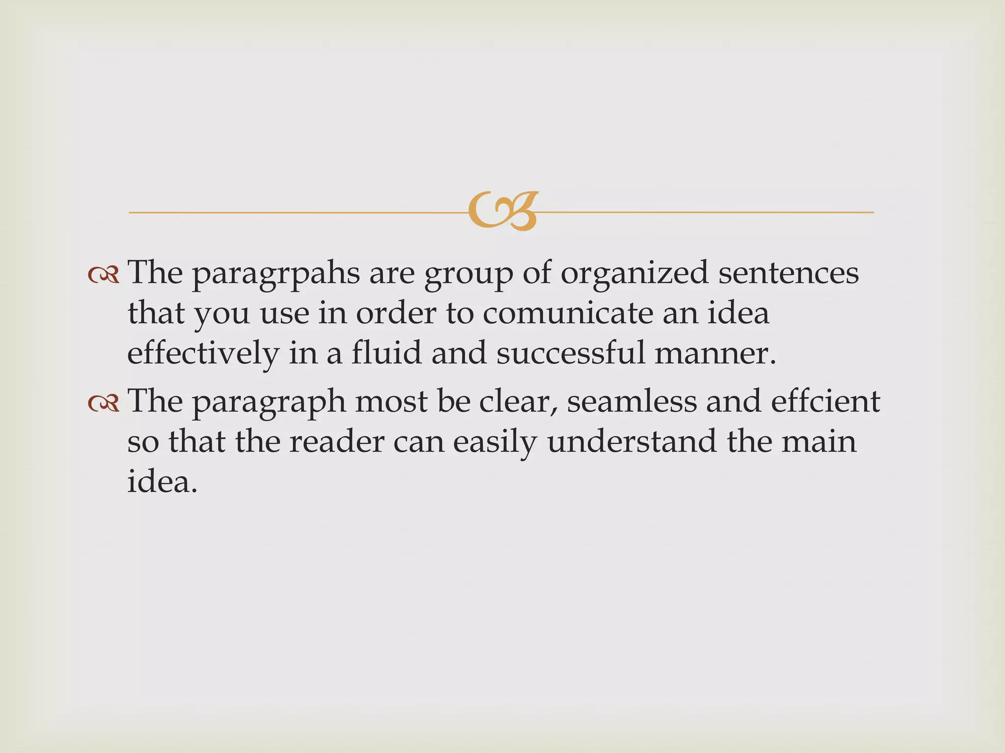 Types of Paragraphs | PPT
