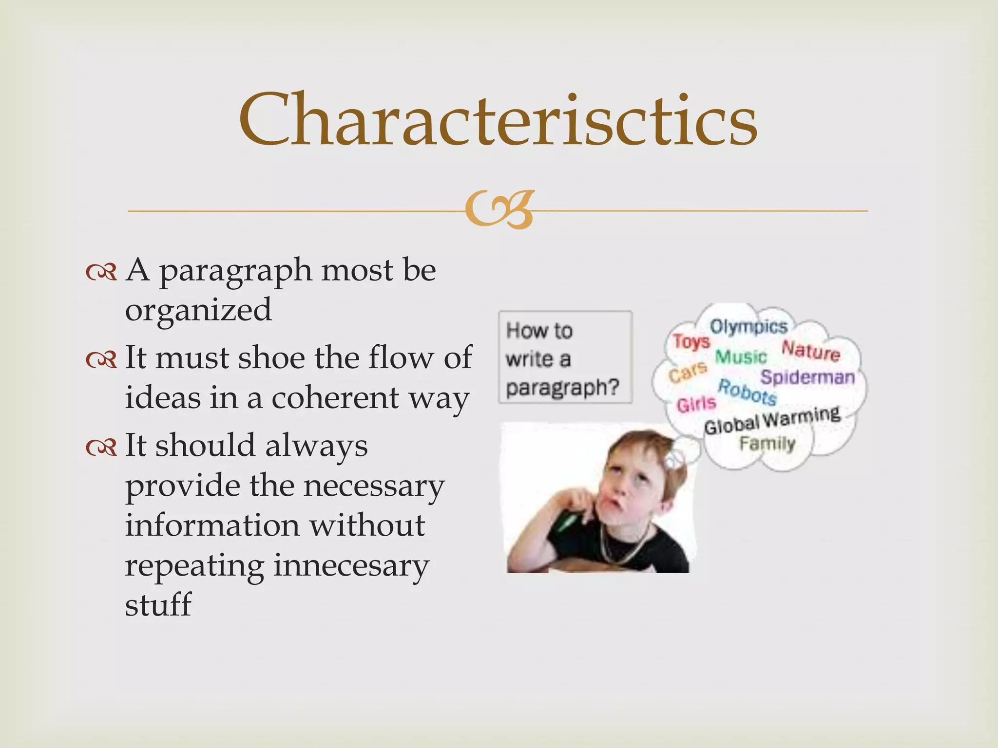 Types of Paragraphs | PPT