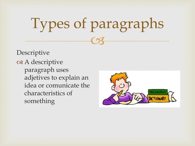 Types of Paragraphs | PPT
