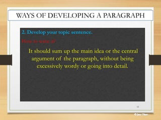 Paragraphs | PPTX