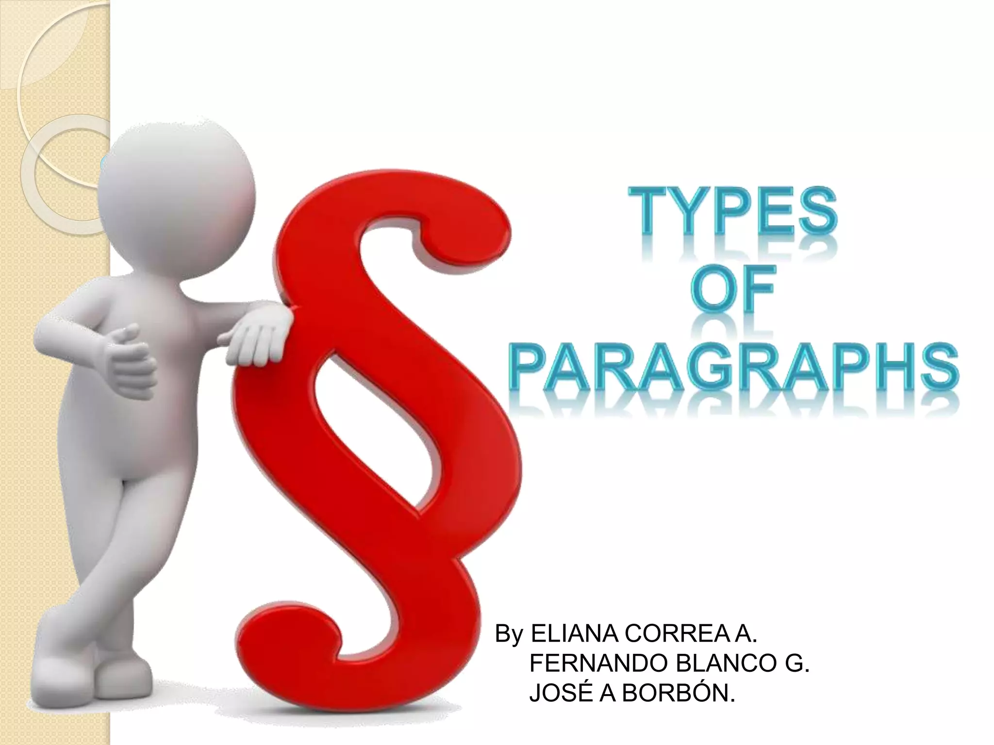Types Paragraphs | PPTX