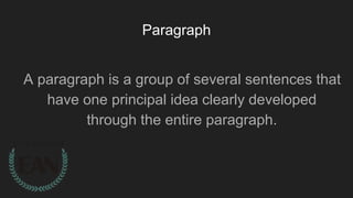Paragraphs | PPT