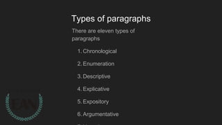 Paragraphs | PPT