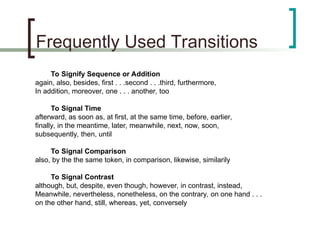 Writing Paragraphs and When To Write Paragraphs | PPT