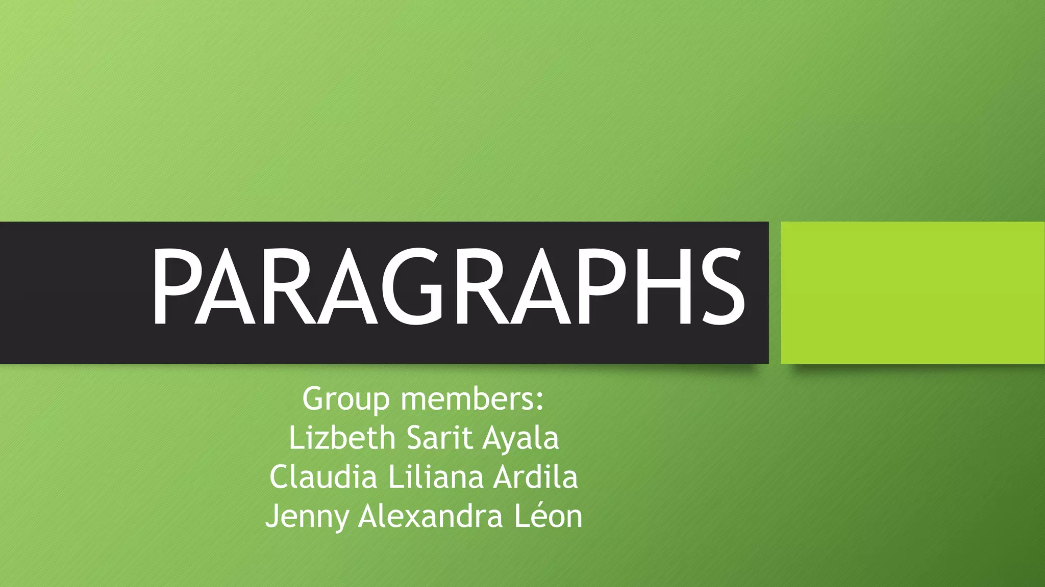 Paragraphs (1) | PPTX