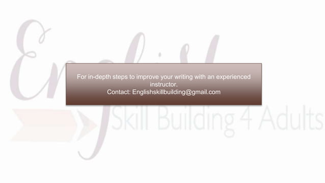 Writing Paragraphs | PPTX