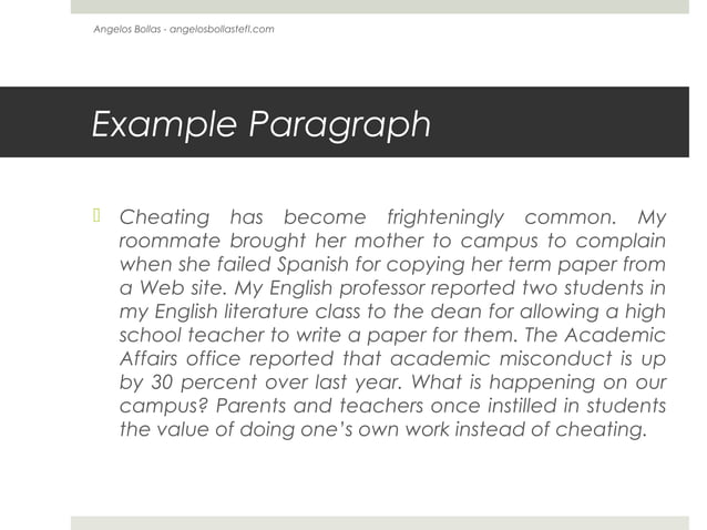 Paragraphs and internal transitions | PPT