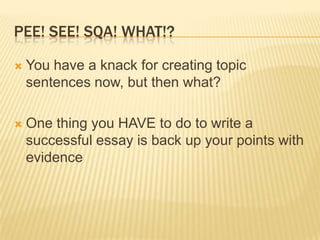 Paragraphs and pees | PPTX