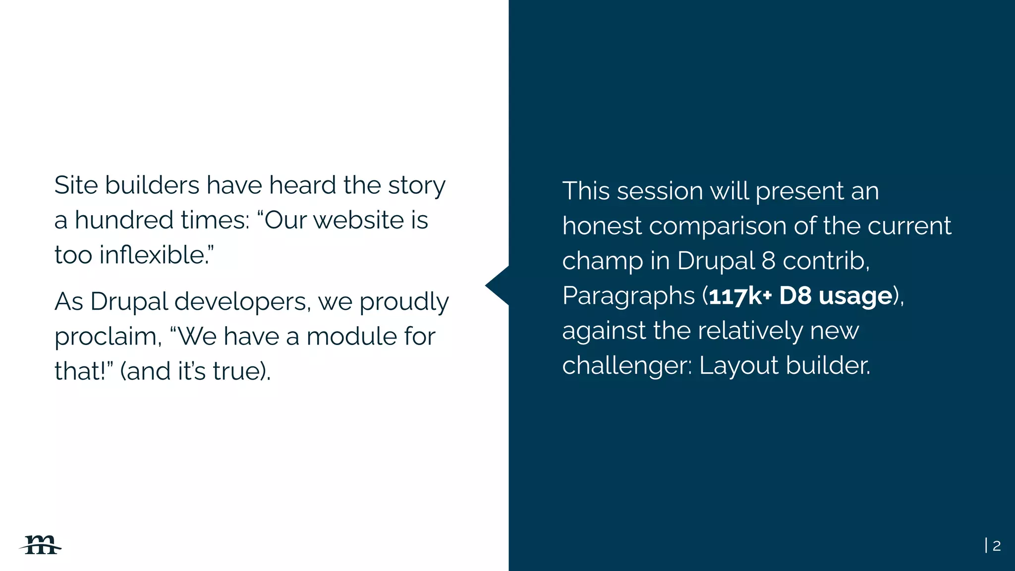 Paragraphs v Layout Builder - The Final Showdown | PDF | Web Development | Internet