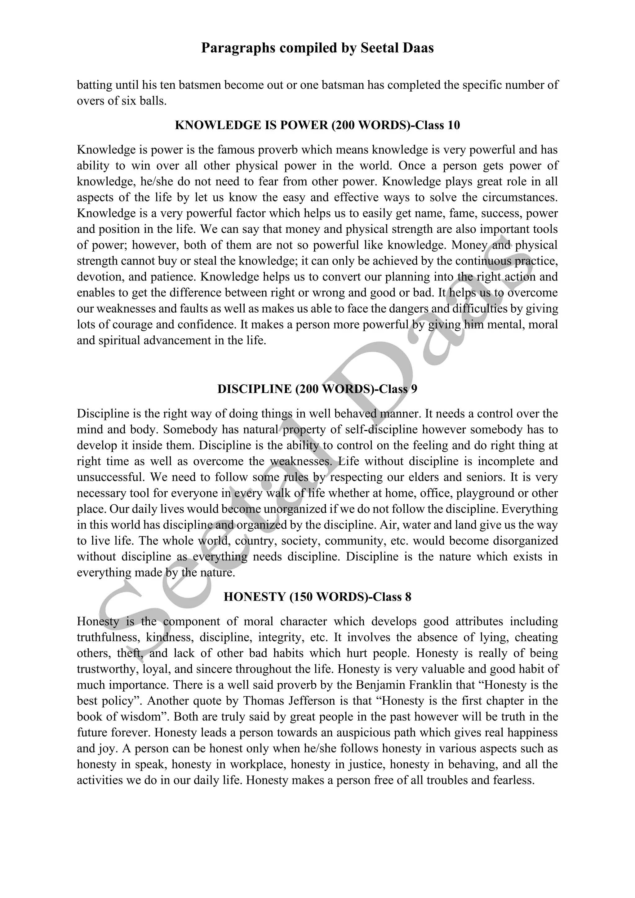 Paragraphs for junior classes .pdf