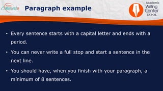 Paragraphs sweet and simple | PPT