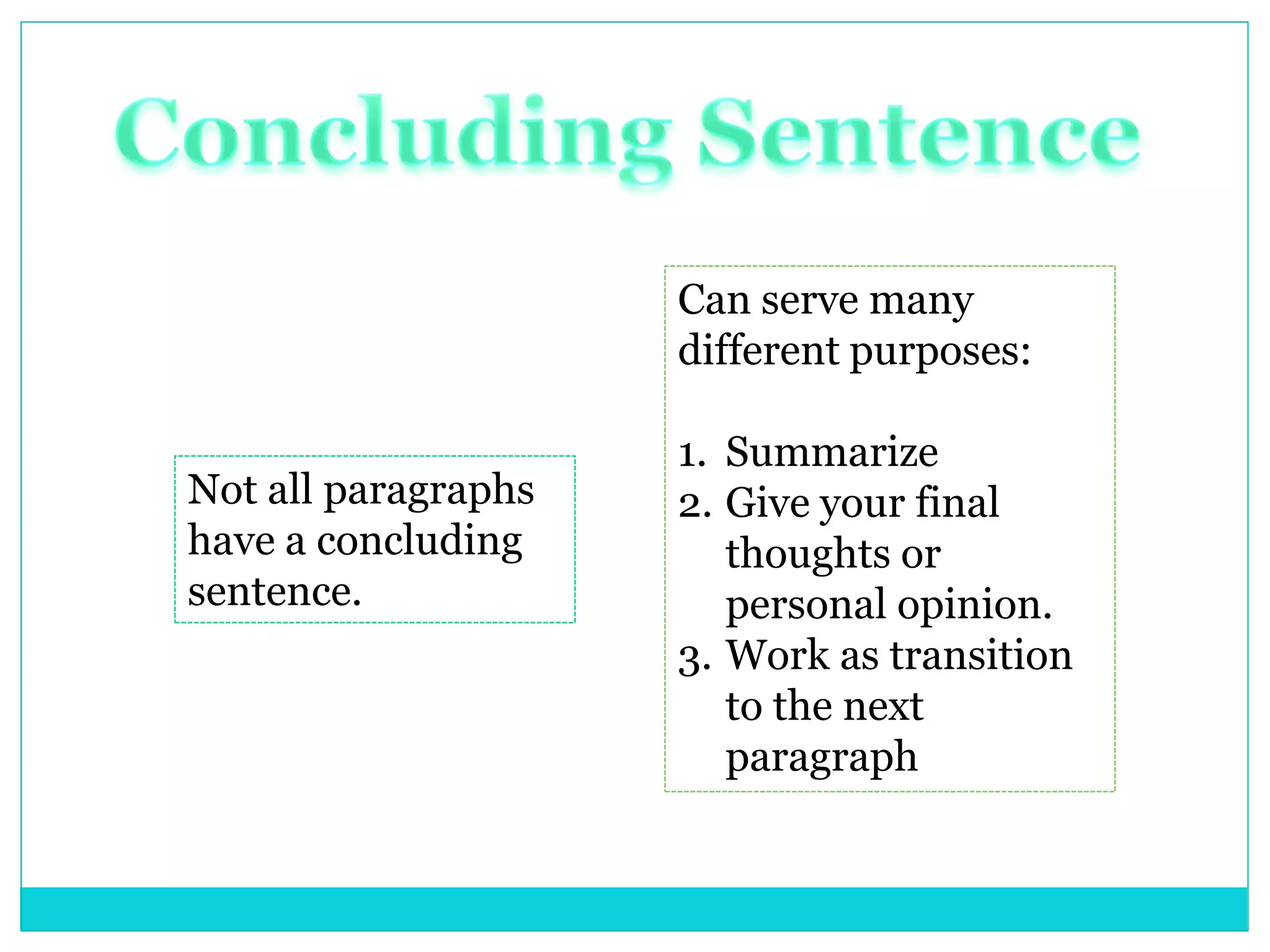 Paragraph structure | PDF