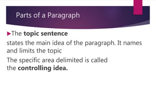 Paragraph structure | PPTX