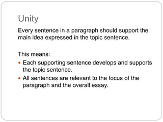 Paragraph Structure for IELTS | PPT