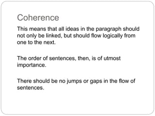 Paragraph Structure for IELTS | PPT