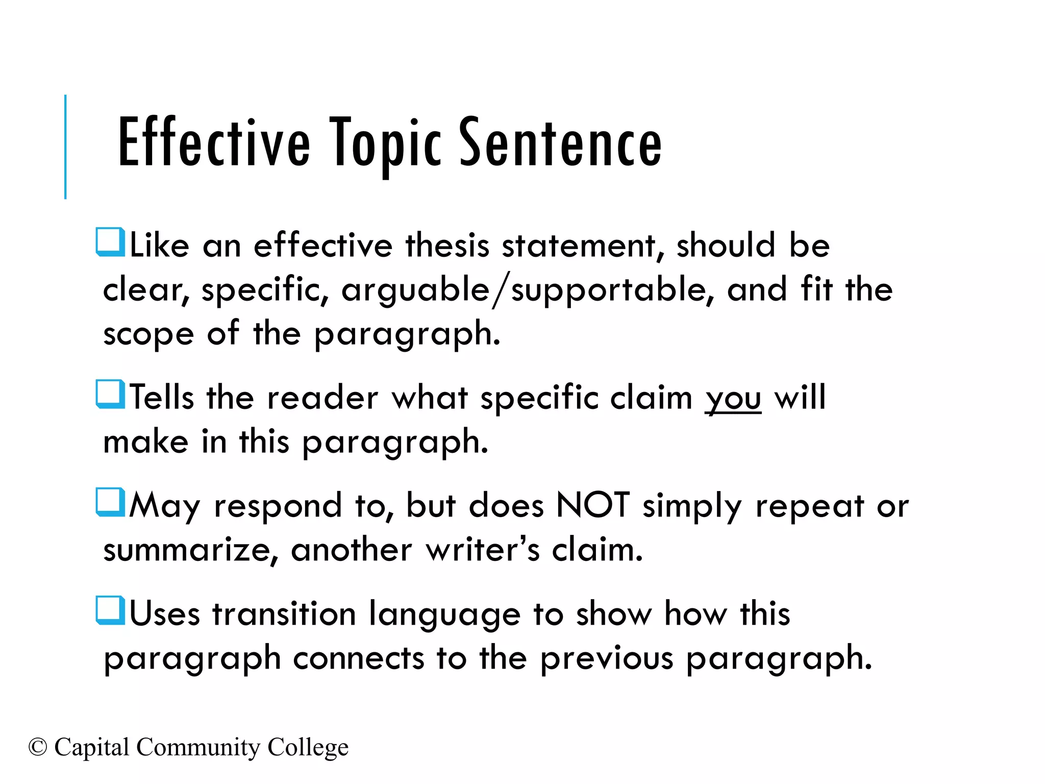 Paragraph structure | PPT