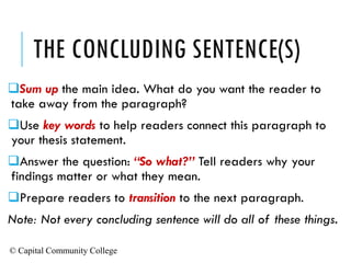 Paragraph structure | PPT