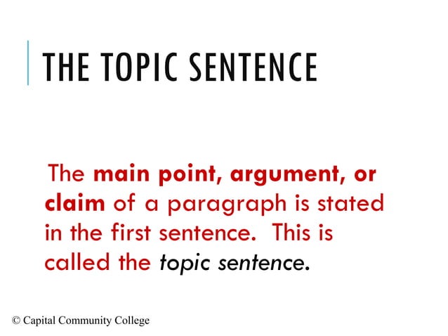 Paragraph structure | PPT