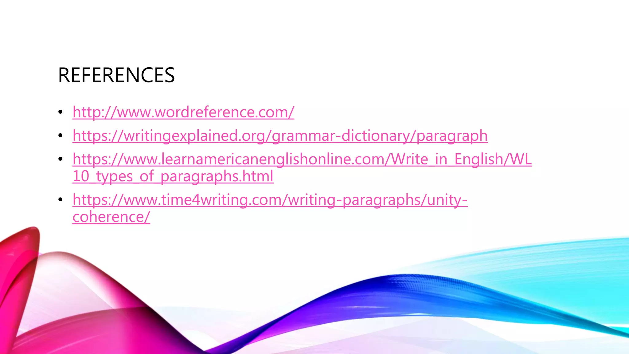 Paragraph structure and types | PPT