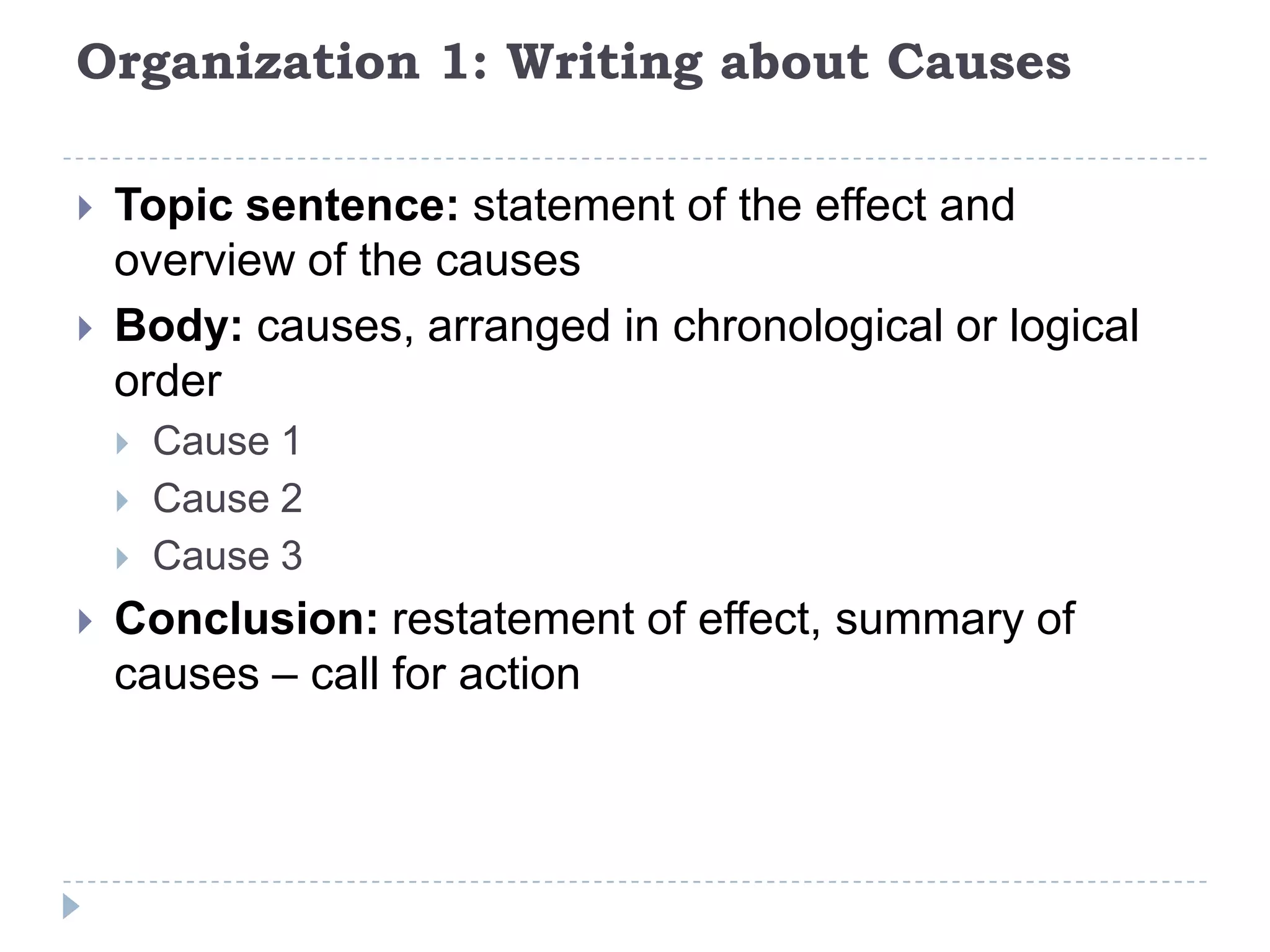 Paragraph Structure Cause And Effect | PPTX