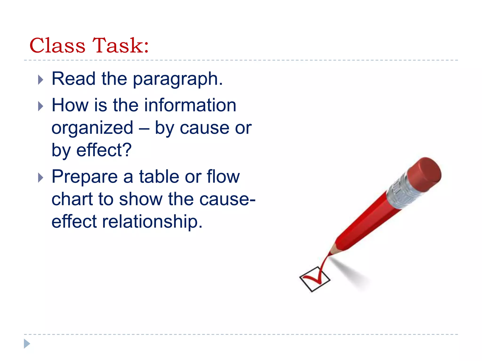 Paragraph Structure Cause And Effect | PPTX