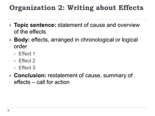 Paragraph Structure Cause And Effect | PPTX