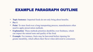 Paragraph structure - how to write a good paragraph | PPT