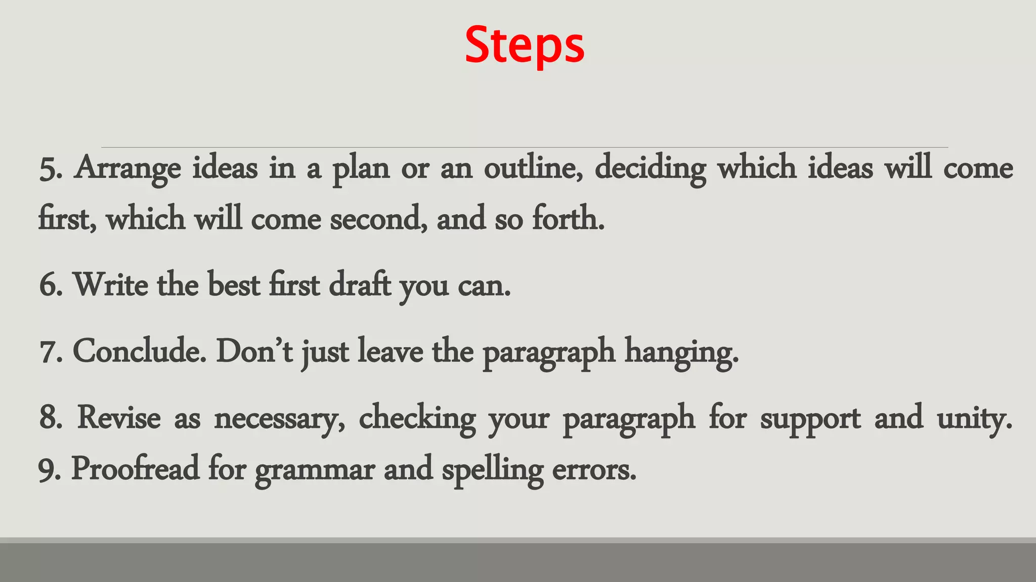 Paragraph structure -1st grade-meeting #02-instructor-haider al-mansury ...