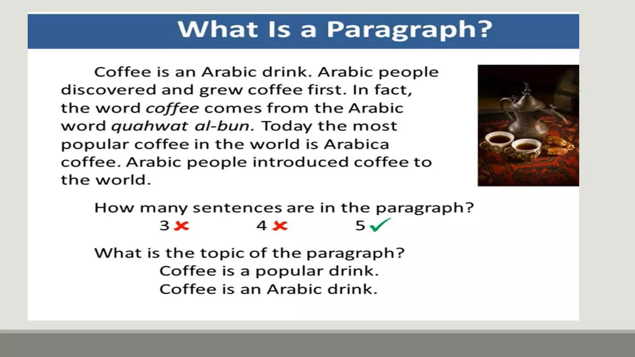 Paragraph structure -1st grade-meeting #02-instructor-haider al-mansury ...