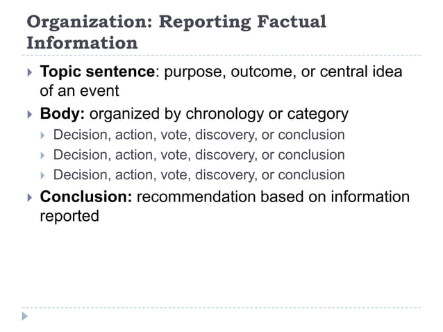 Paragraph Structure Reports | PPTX