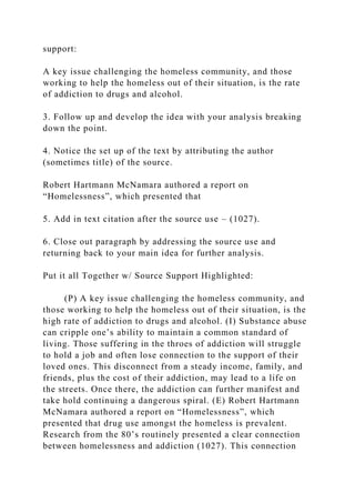 Paragraph Structure with Use of Text(P) Topic Sentence-(I).docx