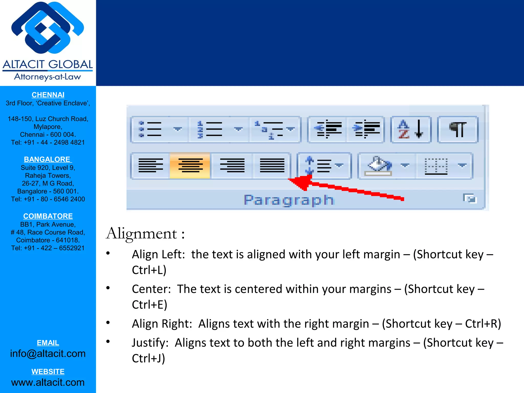 Paragraph, styles and editing | PPT