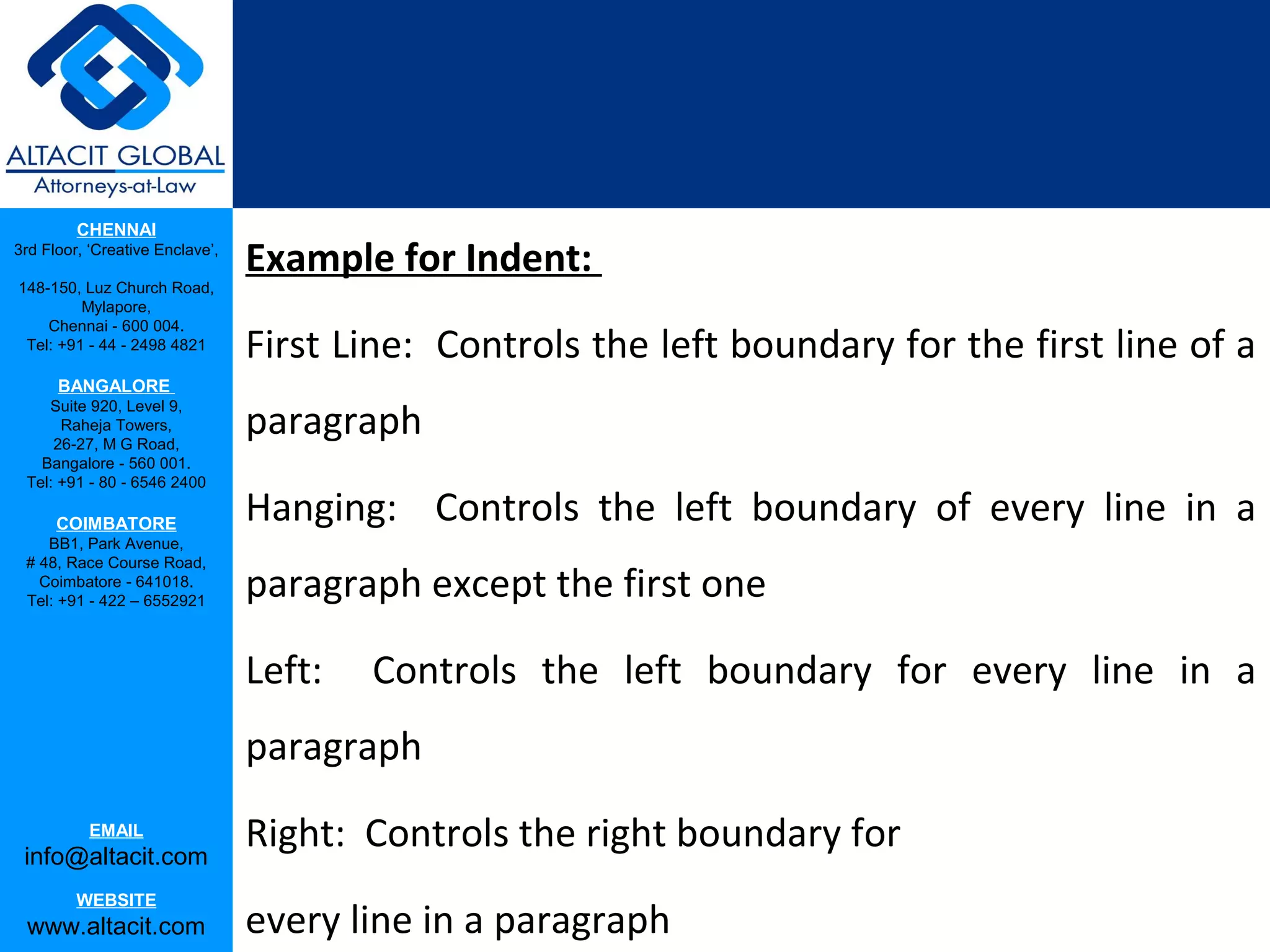 Paragraph, styles and editing | PPT
