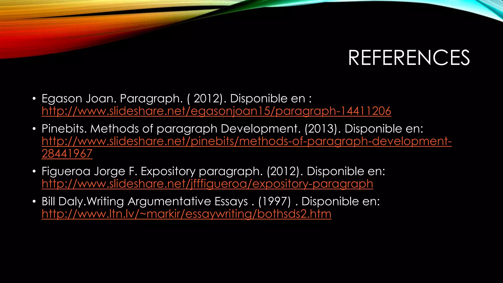 Paragraph types | PPTX