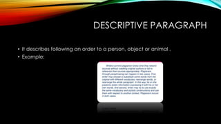 Paragraph types | PPTX