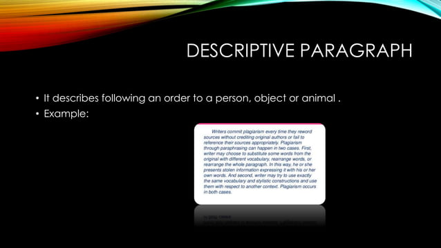 Paragraph types | PPTX