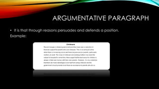 Paragraph types | PPTX