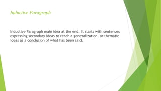 Paragraph types | PPT