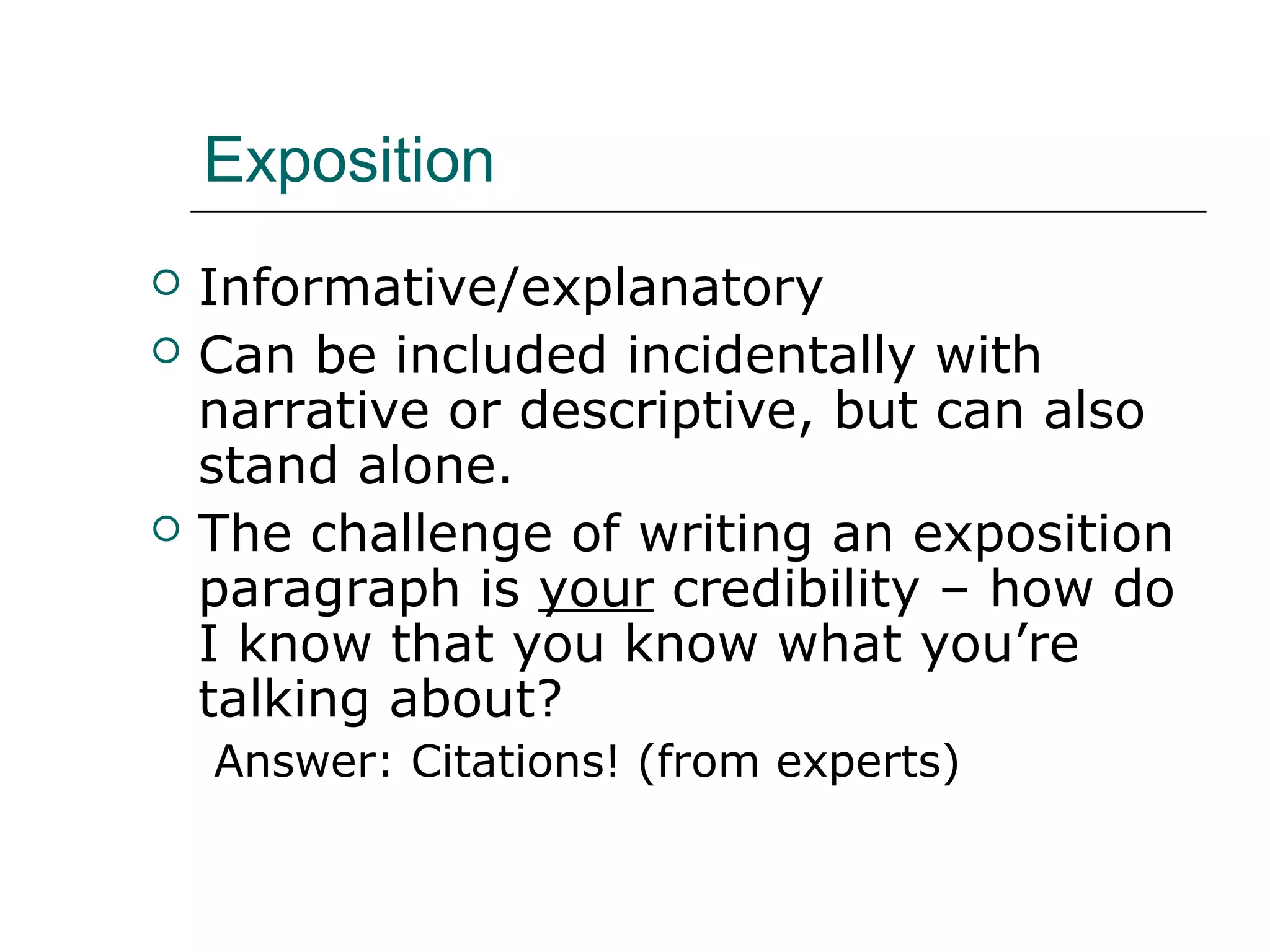 Paragraph types | PPT