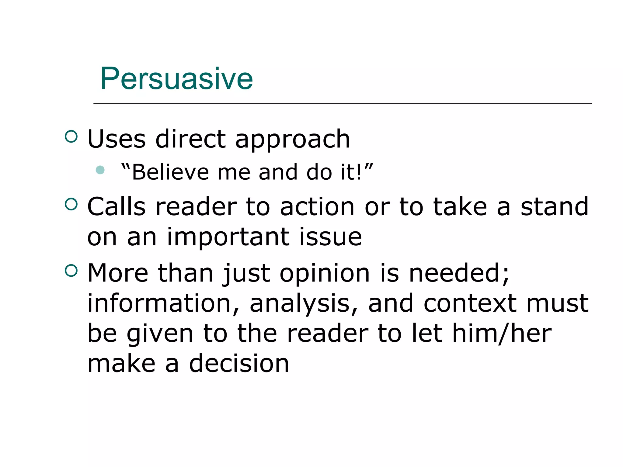 Paragraph types | PPT
