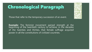 Paragraph types | PPTX
