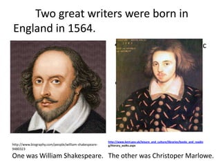 Paragraph types william shakespeare | PPT