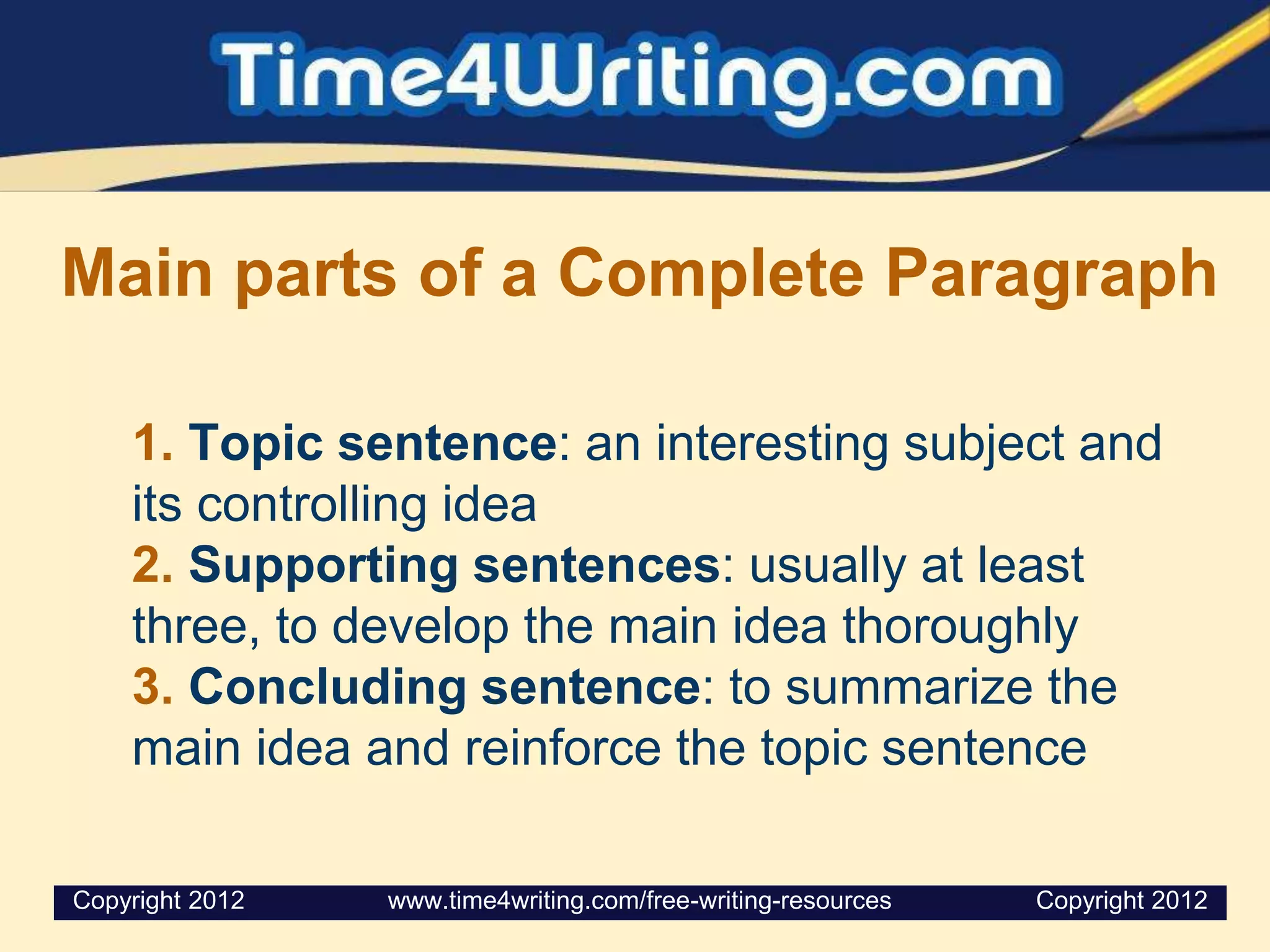 Paragraph unity and coherence | PPTX