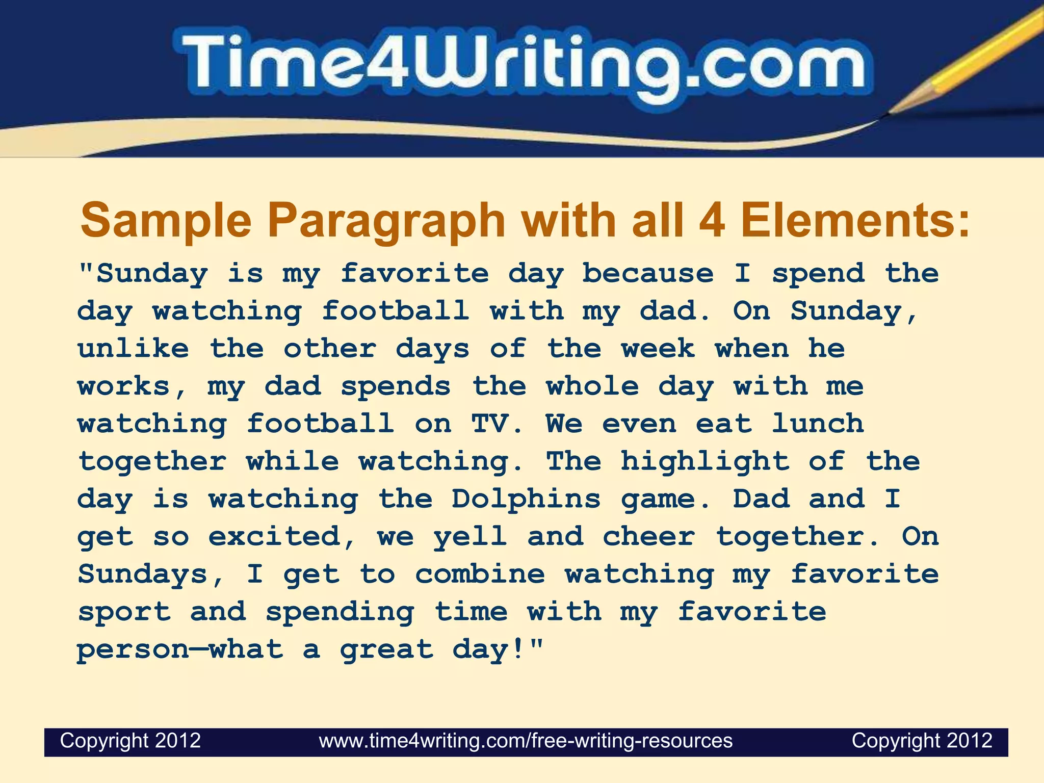 Paragraph unity and coherence | PPT