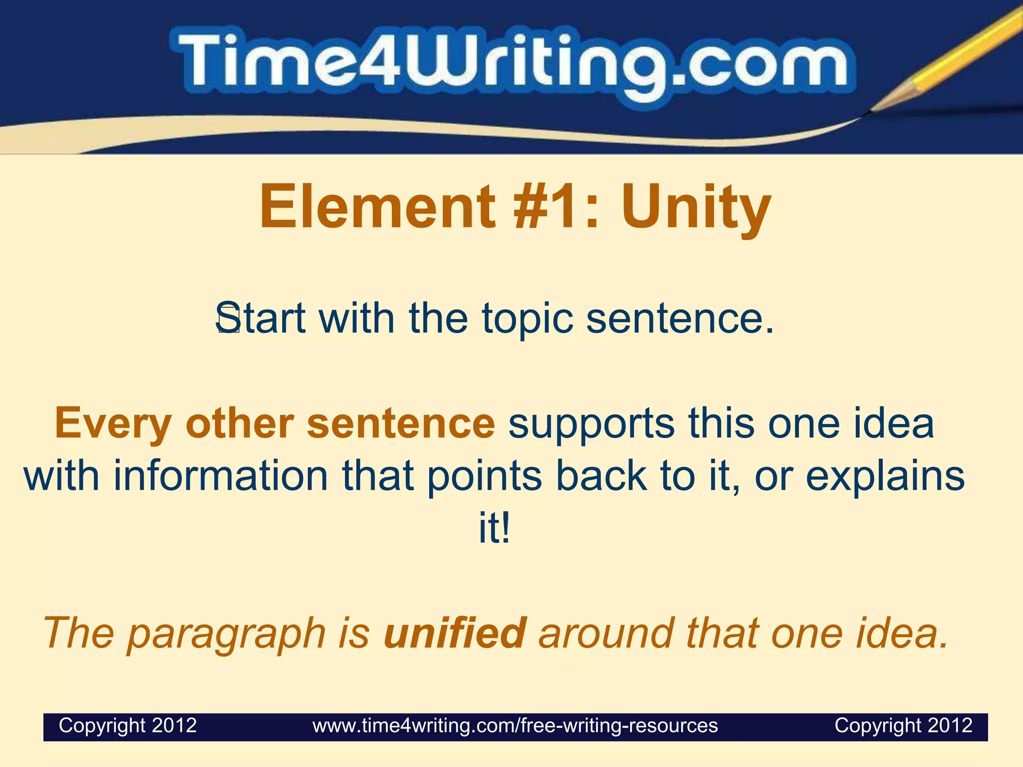 Paragraph unity and coherence | PPTX
