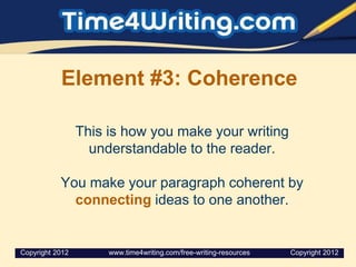 Paragraph unity and coherence | PPTX