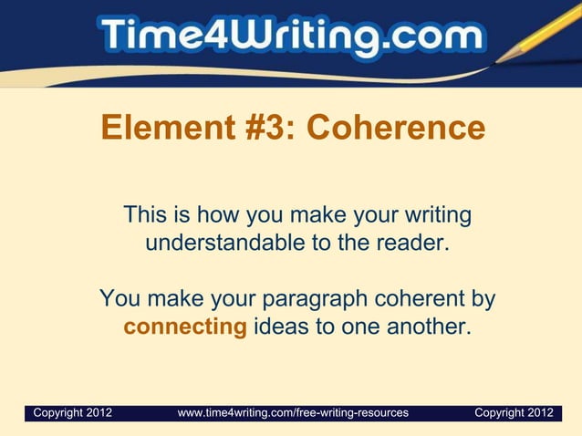 Paragraph unity and coherence | PPTX | Homework and Study | Education