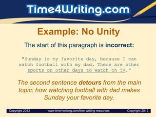 Paragraph unity and coherence | PPTX